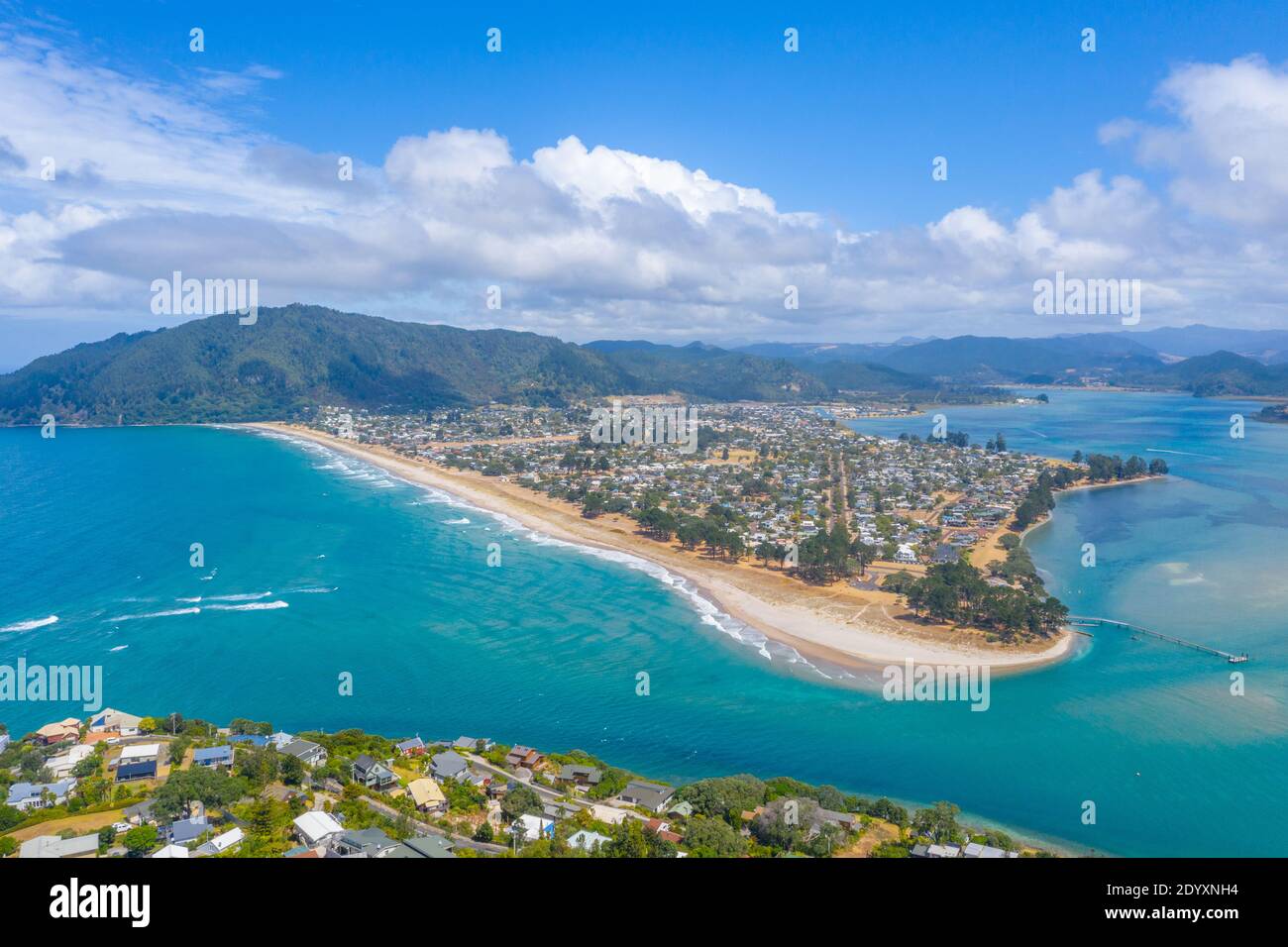 Aerial view of Pauanui at New Zealand Stock Photo - Alamy