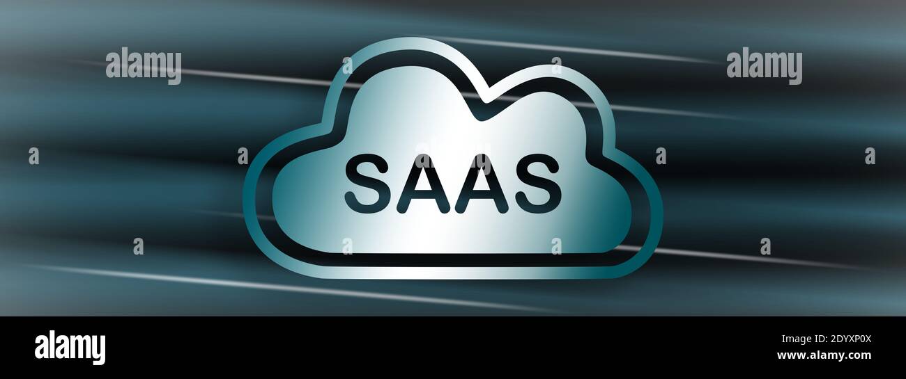 Illustration of a saas concept Stock Photo - Alamy