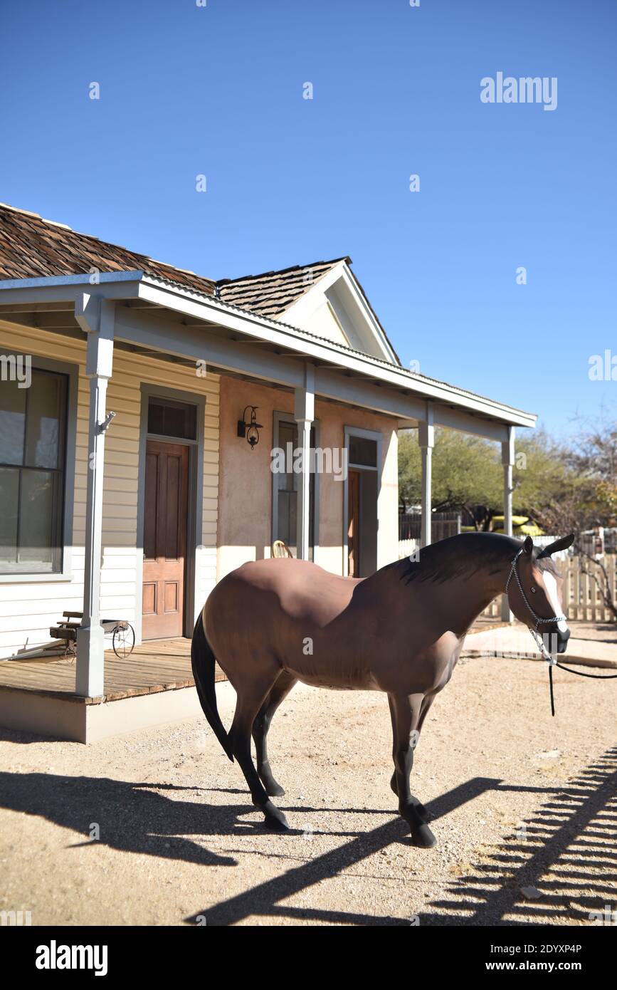 Tombstone, Arizona. U.S.A. 12/15/2020. Wyatt Earp’s home at 104 E ...