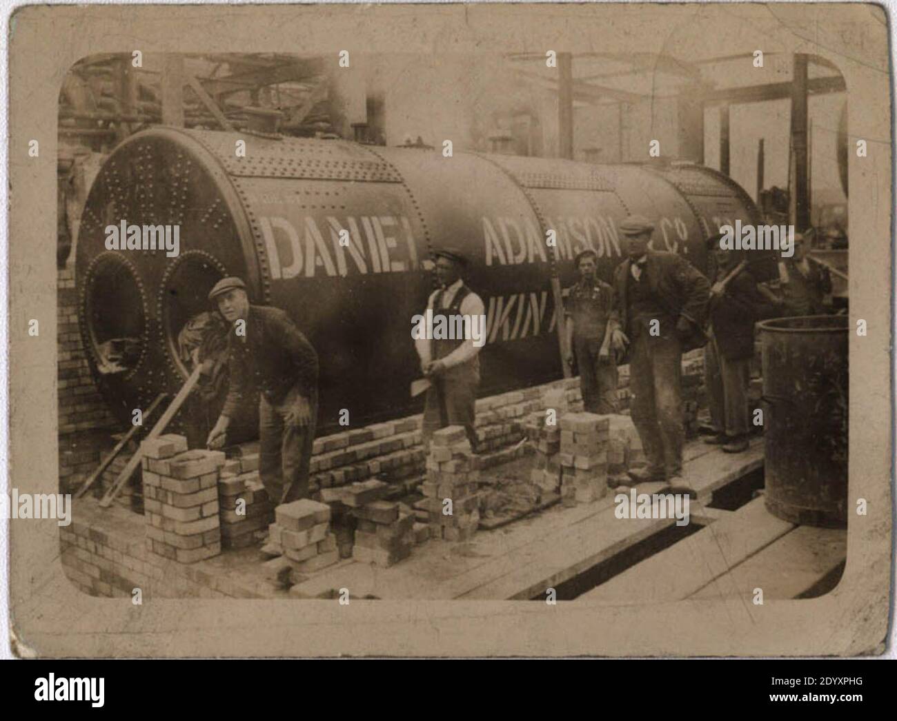 Boiler for an engine made at Daniel Adamson & Co., Dukinfield c. 1900 ...