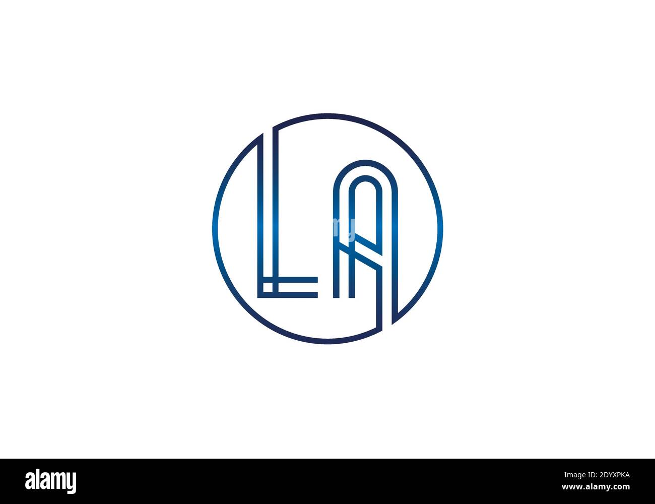 Initial Monogram Letter L A Logo Design Vector Template. L A Letter ... Initial Monogram Letter L A Logo Design Vector Template. L A Letter ...