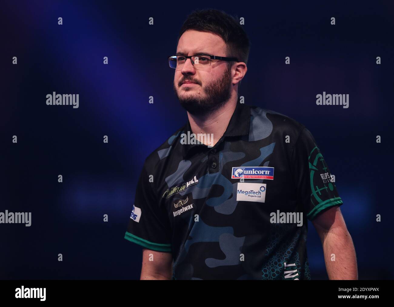 Adam Hunt during day eleven of the William Hill World Darts ...