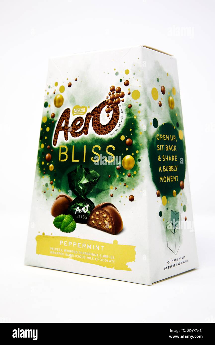 Aero Bliss Peppermint Chocolate Sharing Box Stock Photo - Alamy
