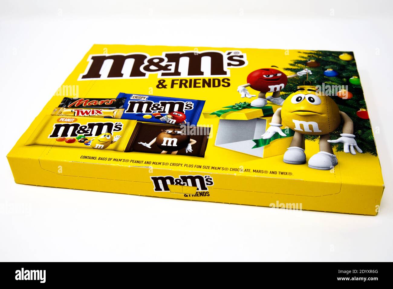 M&M's & Friends Christmas Chocolate Gift Box Stock Photo - Alamy