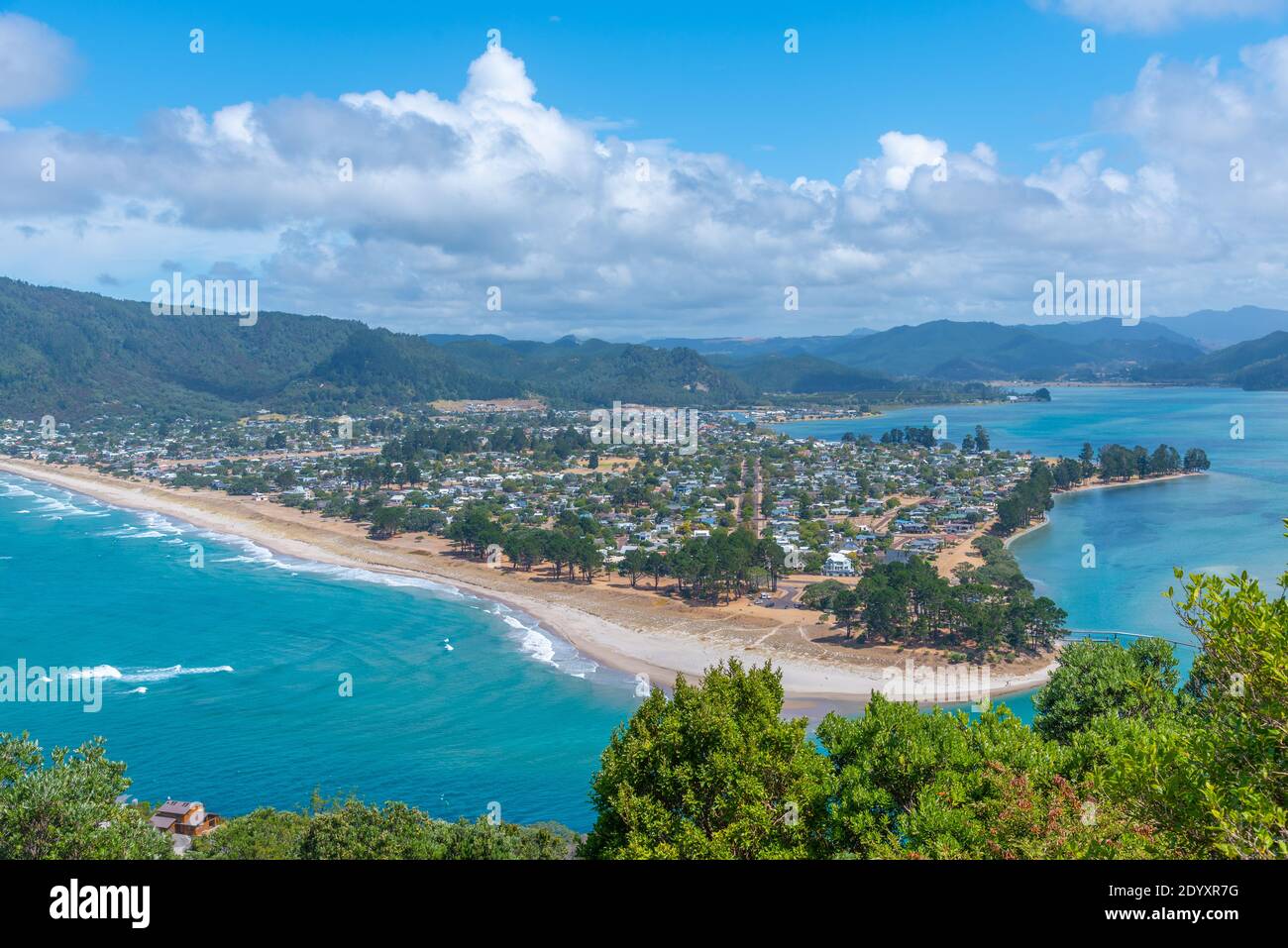 Aerial view of Pauanui at New Zealand Stock Photo - Alamy