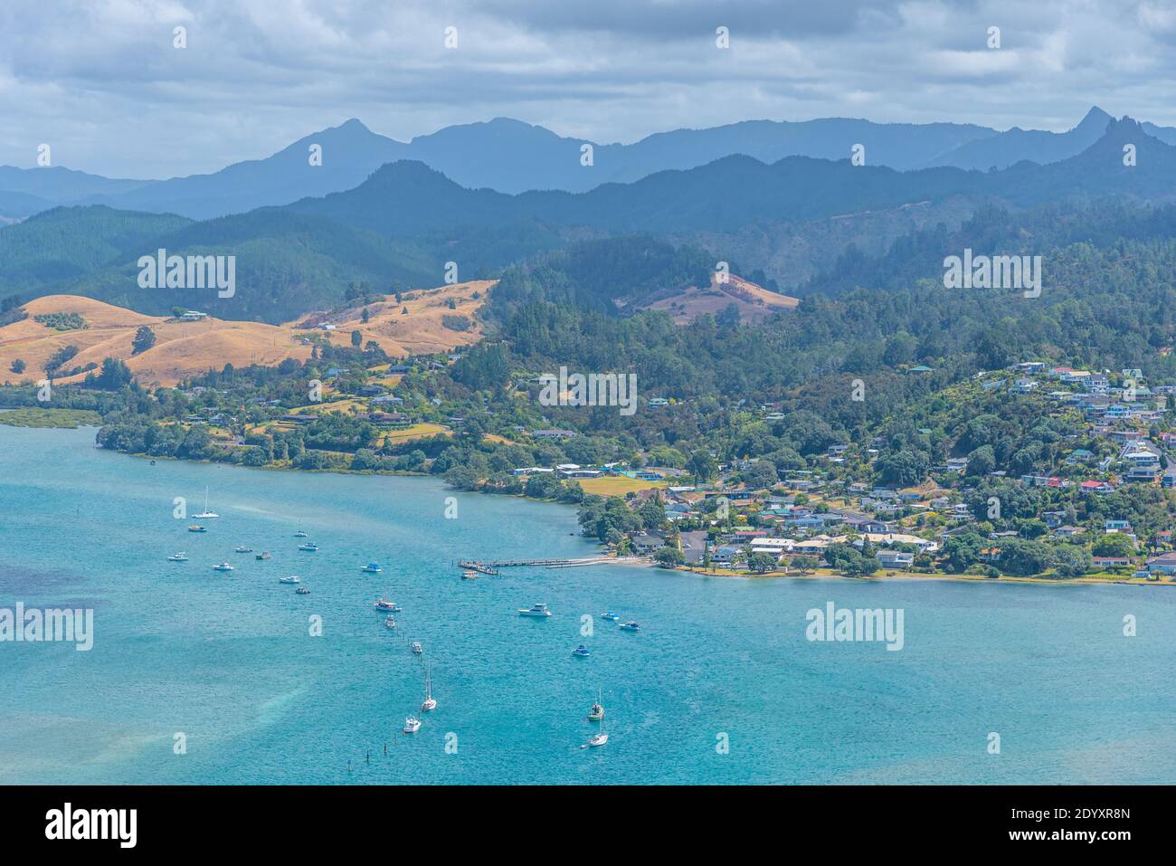 Aerial view of Pauanui at New Zealand Stock Photo - Alamy