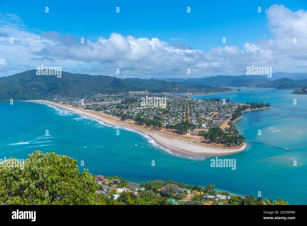 Aerial view of Pauanui at New Zealand Stock Photo - Alamy