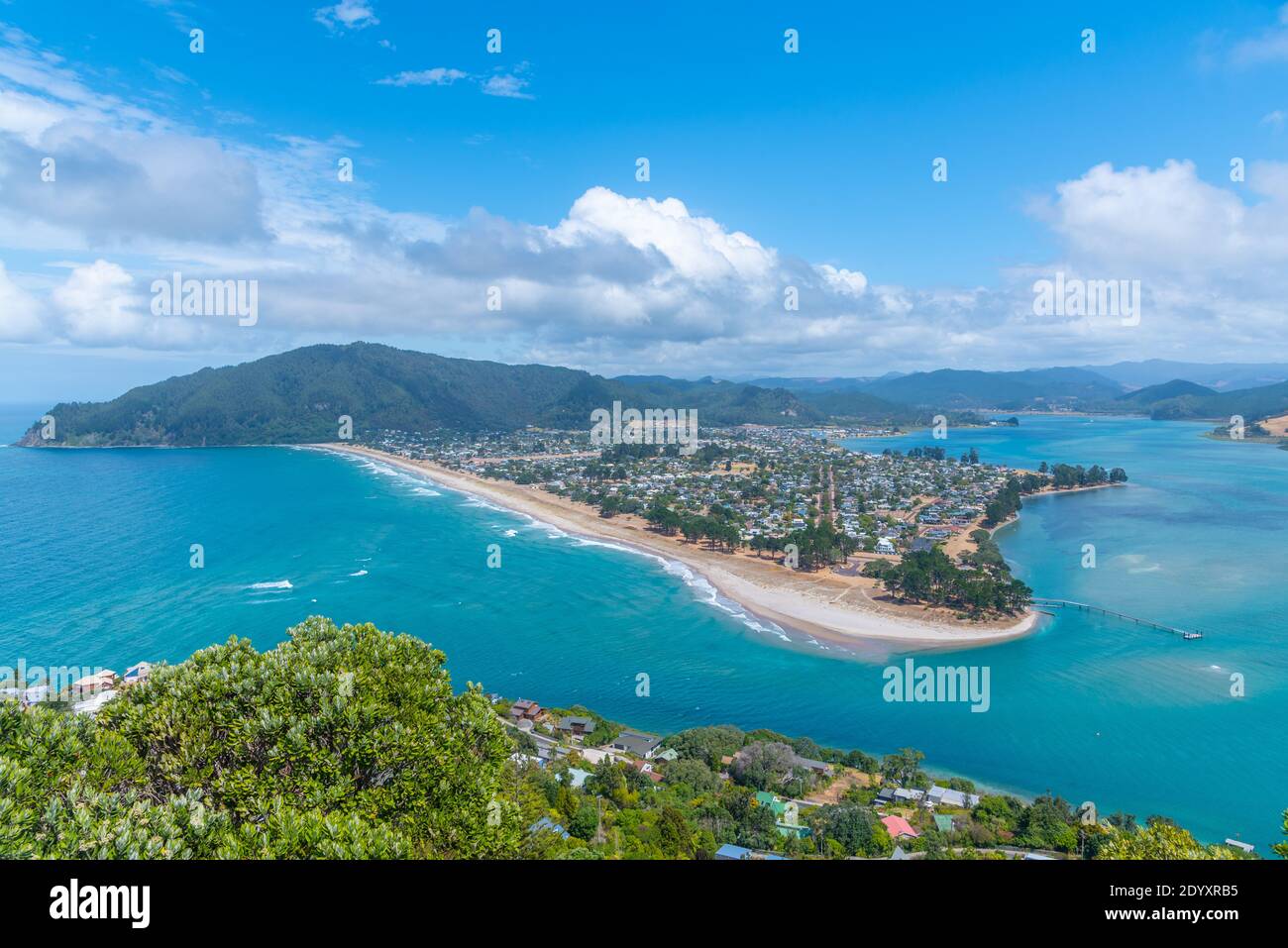 Aerial view of Pauanui at New Zealand Stock Photo - Alamy