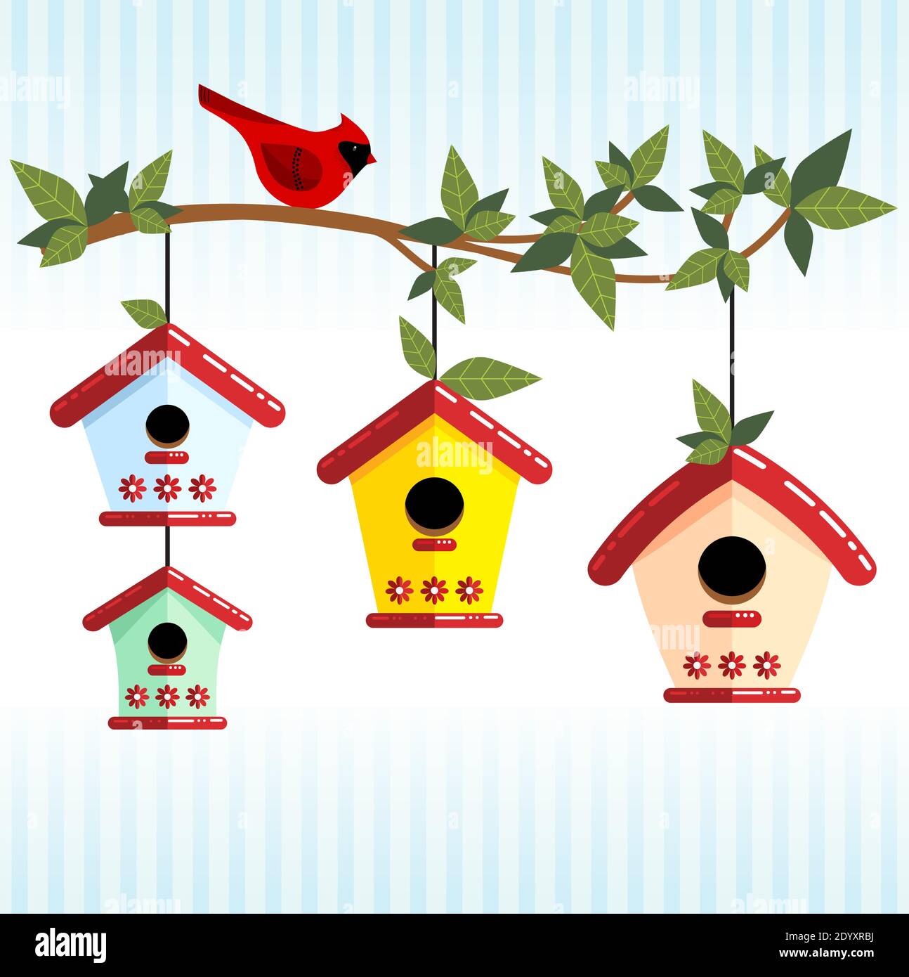 Bird On A Branch Clip Art