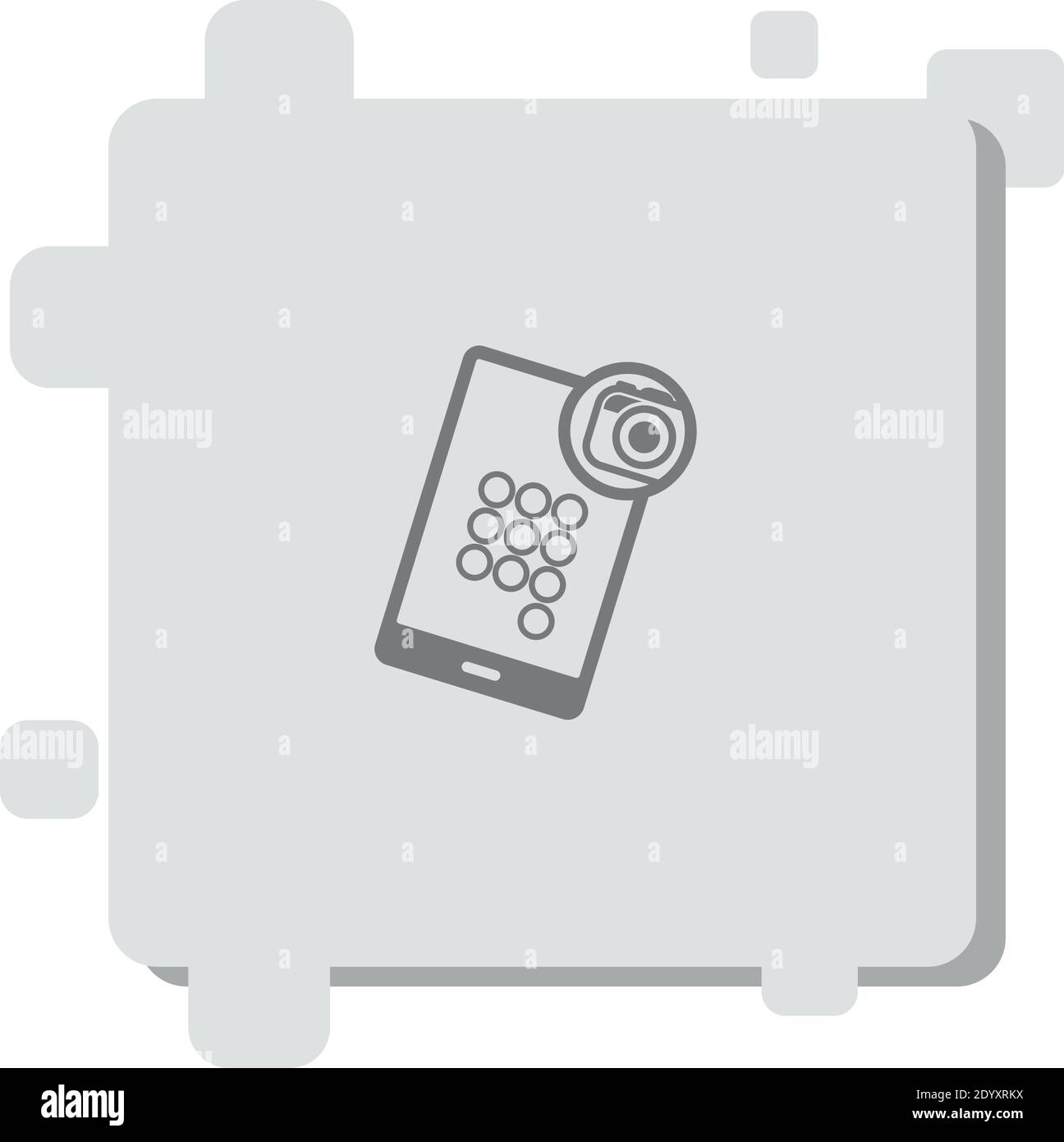 computer vector icon modern simple vector illustration Stock Vector ...