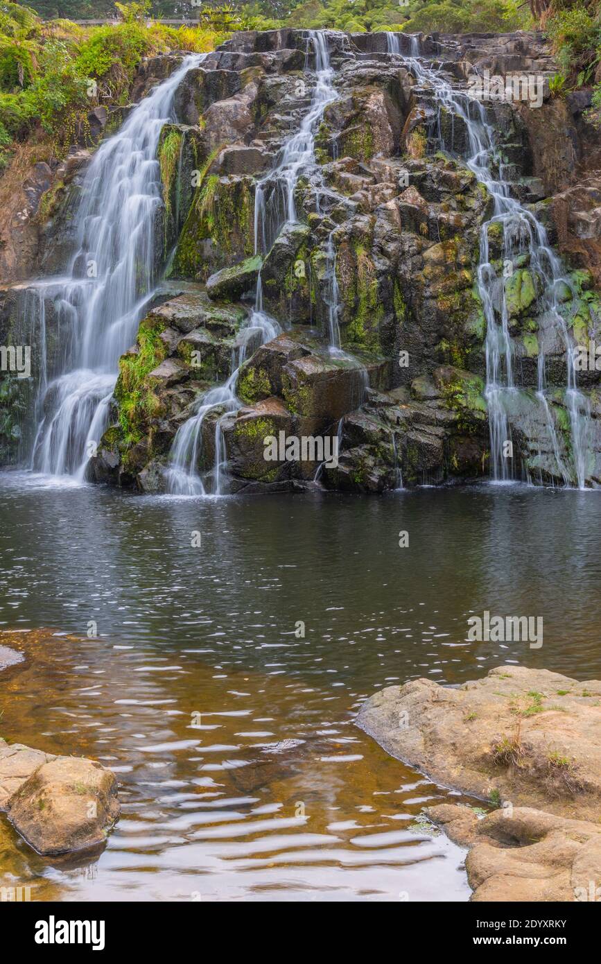Owharoa falls at New Zealand Stock Photo - Alamy