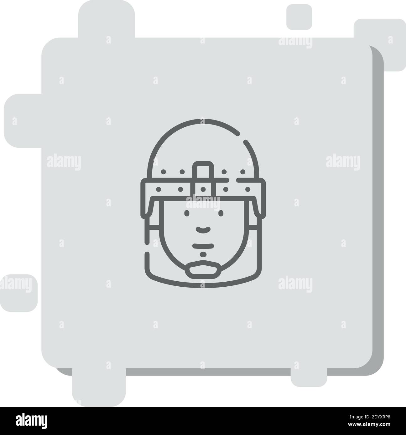 riot police vector icon modern simple vector illustration Stock Vector ...