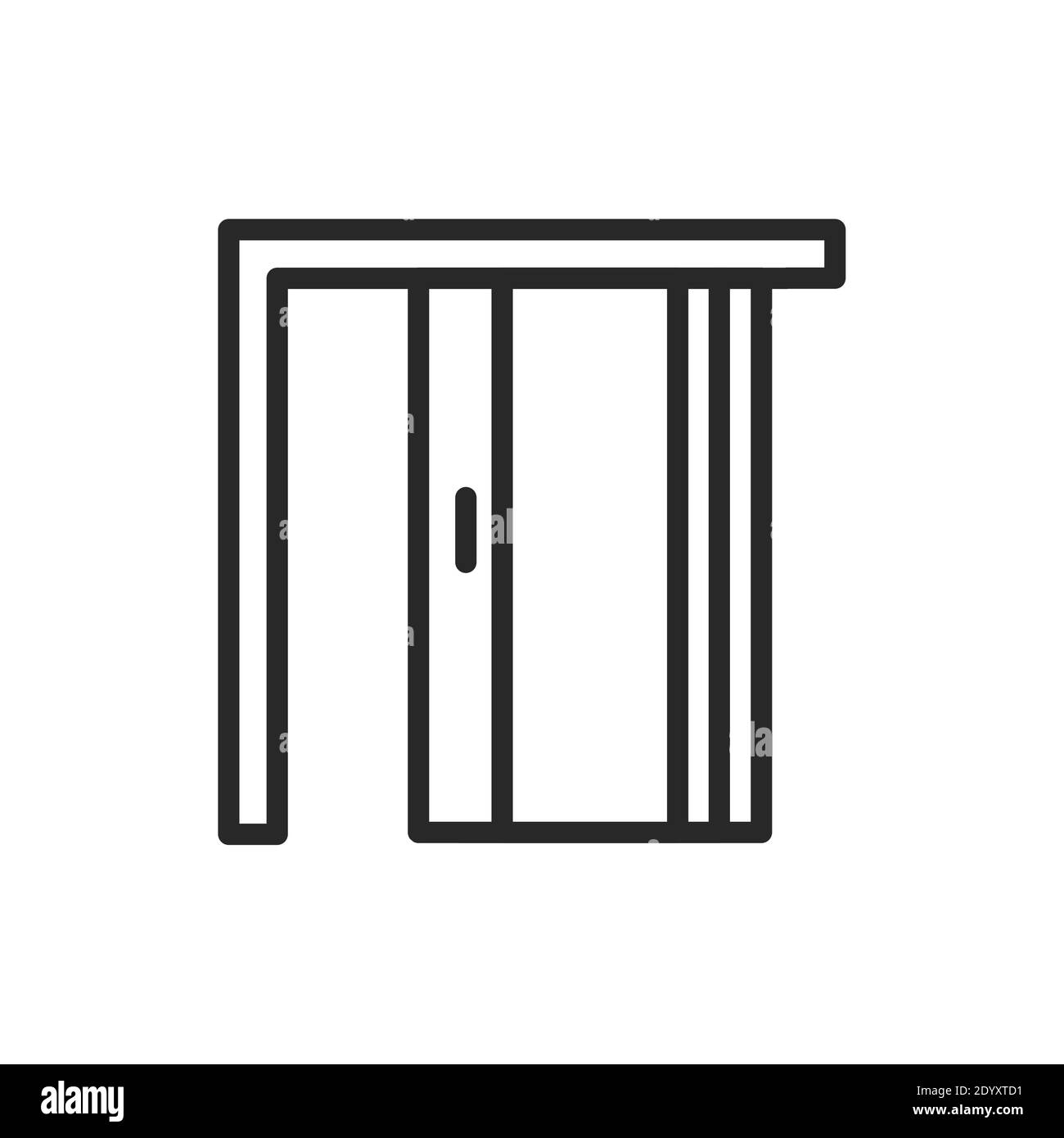 Closed folding door Stock Vector Images - Alamy