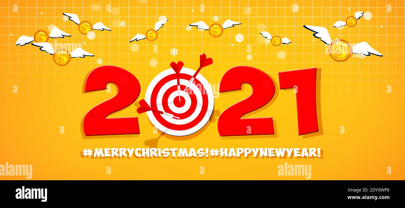 Creative design concept for the year 2021. 3D illustration Stock Photo ...