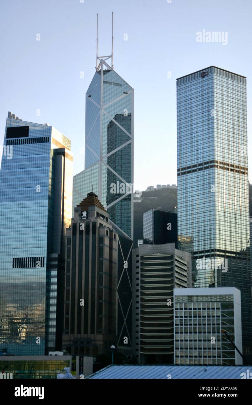 Skyscrapers of Hong Kong - Central District Stock Photo - Alamy