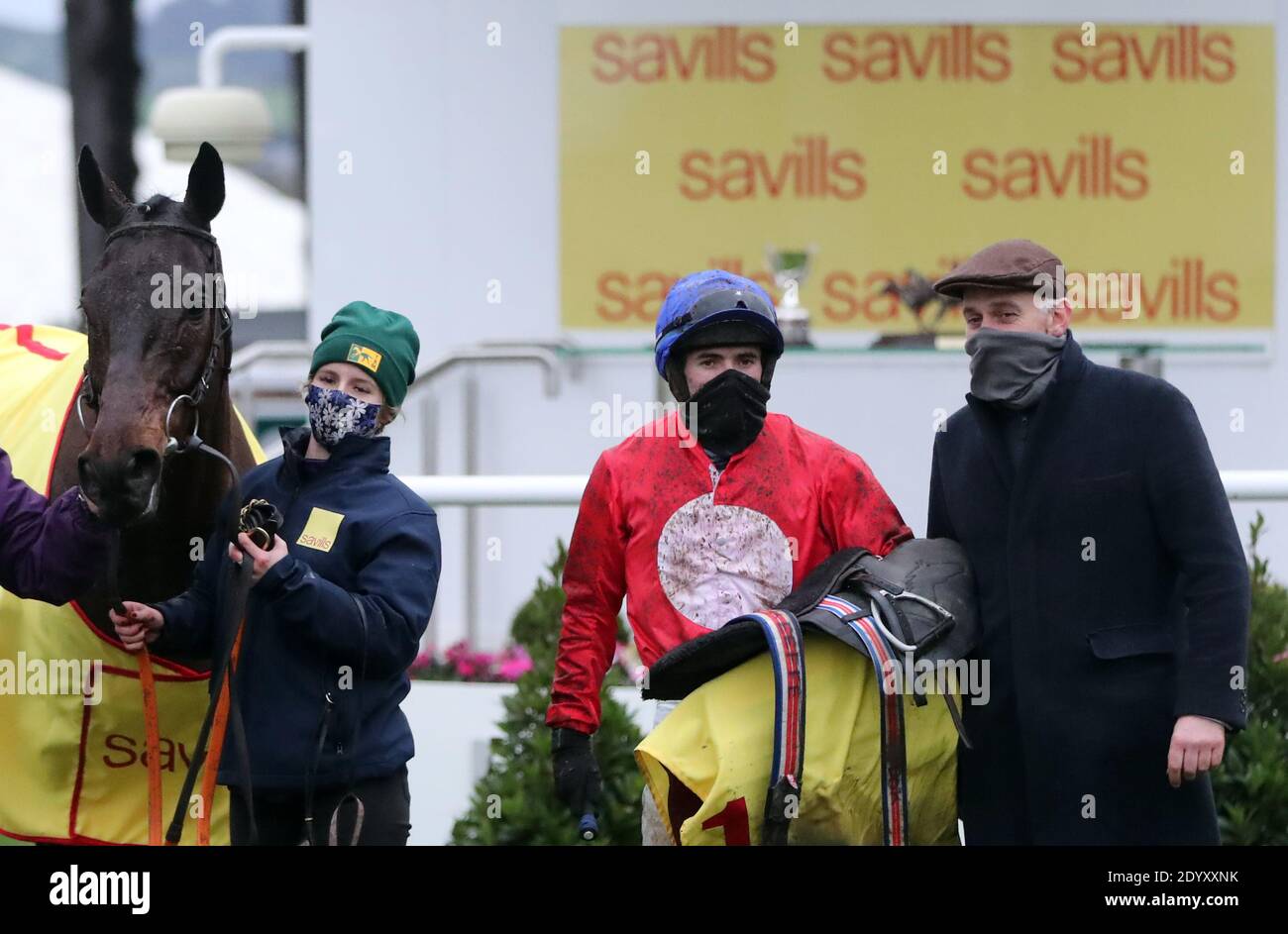 Darragh O'Keeffe with trainer Trainer Henry De Bromhead (right) after ...