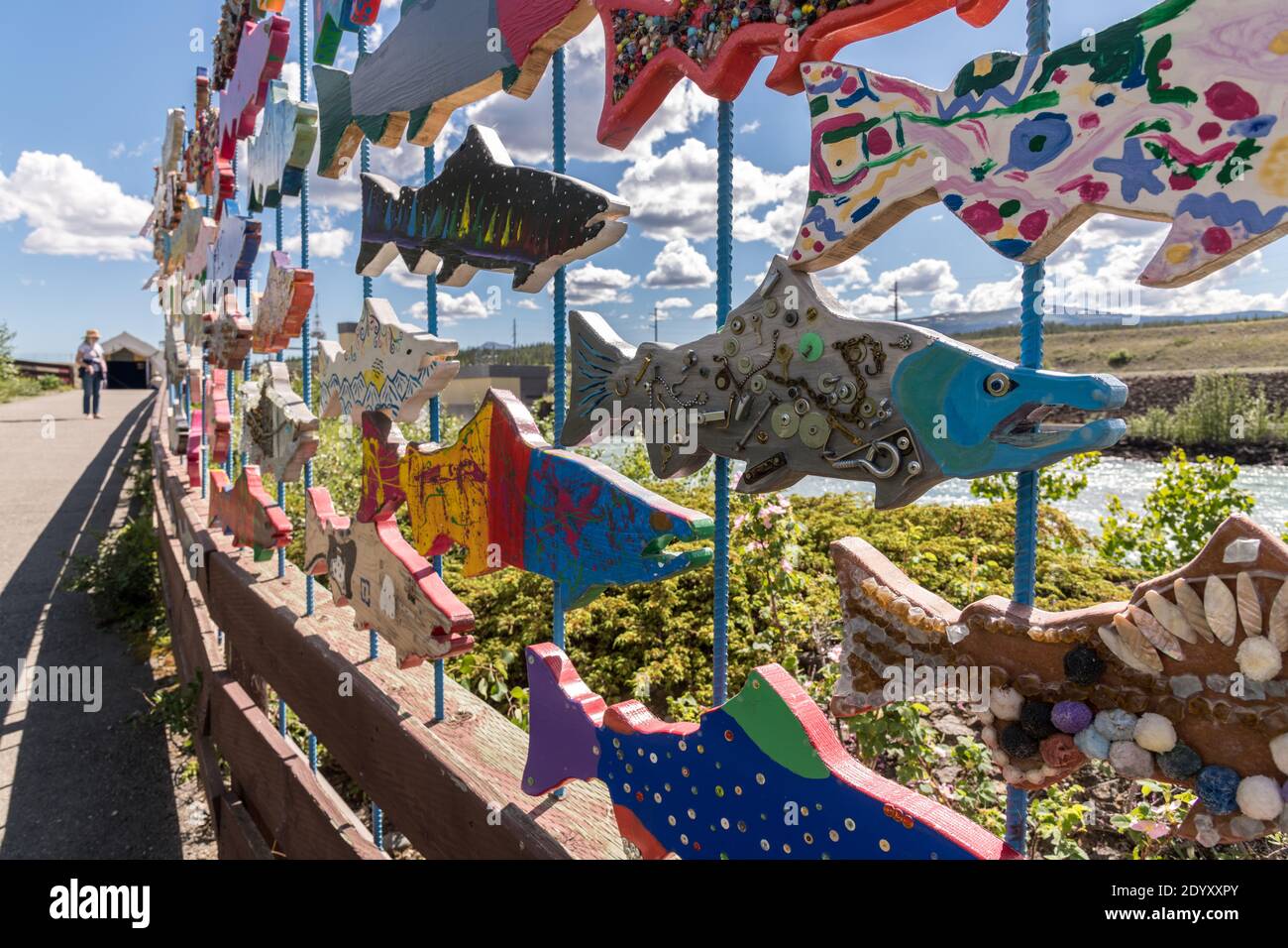 Whitehorse, Canada. 23rd June, 2018. Public art installation called ...