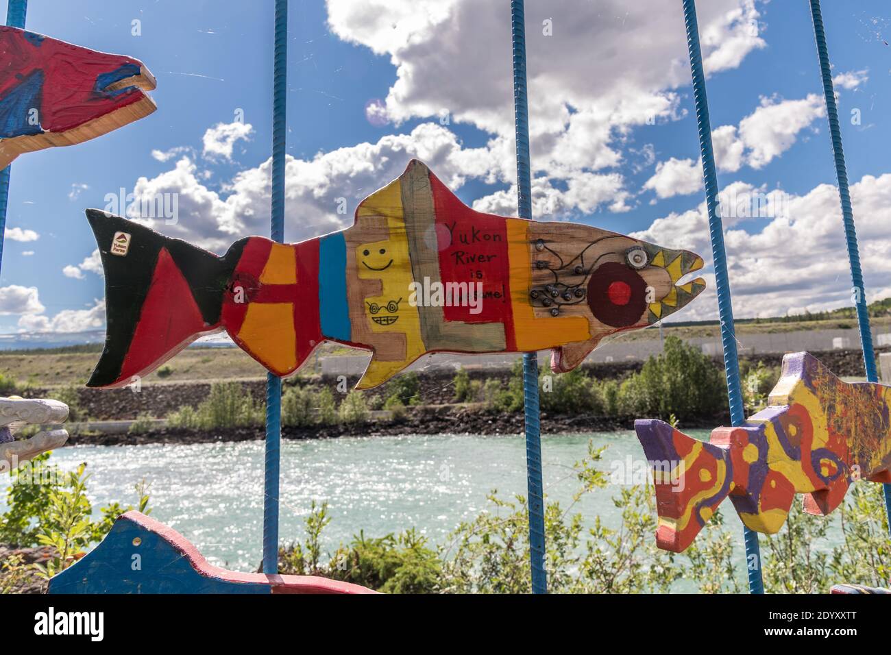 Whitehorse, Canada. 23rd June, 2018. Public art installation called ...