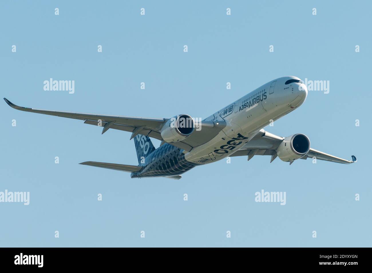 August 30, 2019. Zhukovsky, Russia. long-range wide-body twin-engine ...
