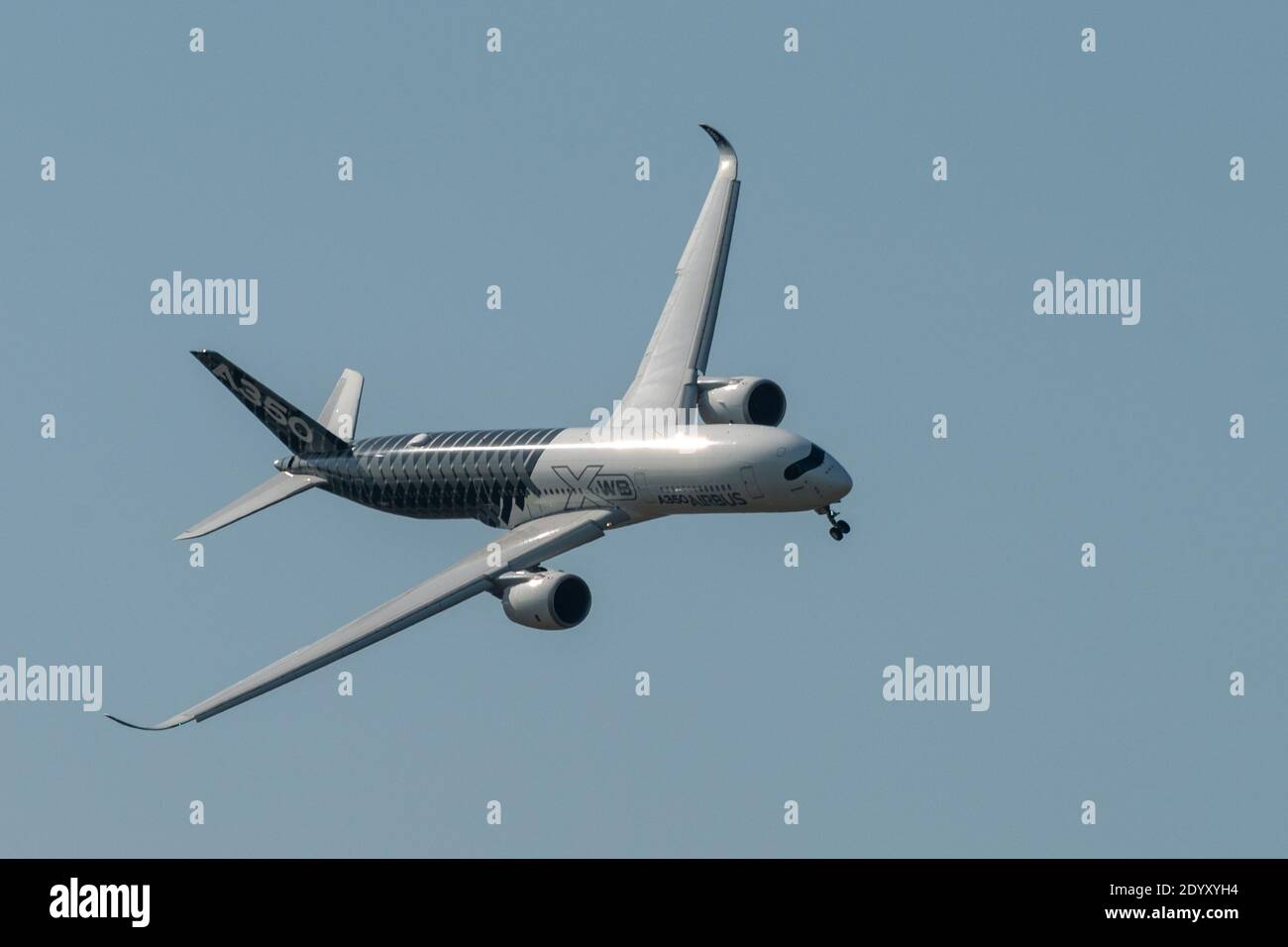 August 30, 2019. Zhukovsky, Russia. long-range wide-body twin-engine ...