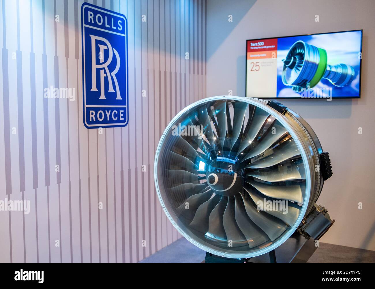 August 31, 2019, Moscow region, Russia. Rolls-Royce Trent 7000 is a ...