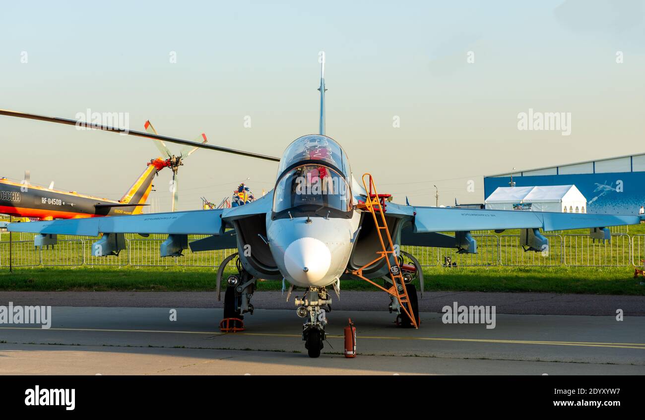 August 30, 2019, Moscow region, Russia. Russian Yakovlev Yak-130 combat ...