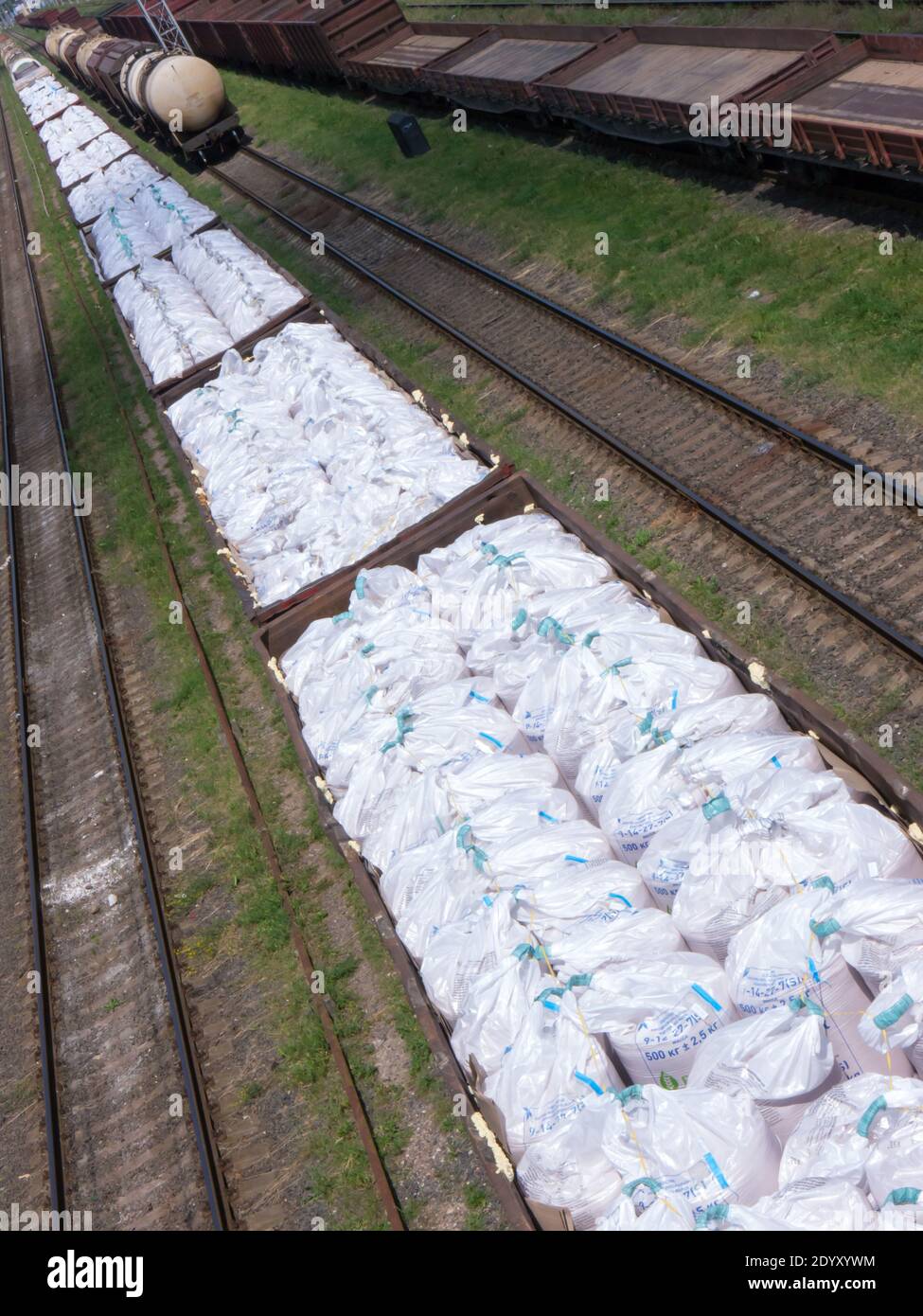 Dirty rail cars hi-res stock photography and images - Alamy
