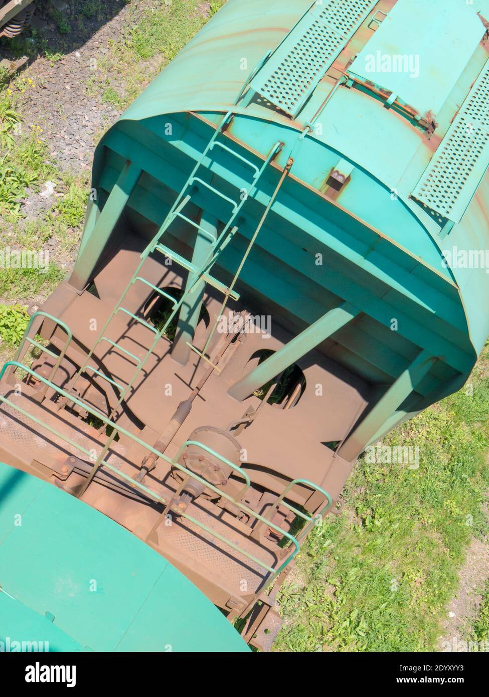 Dirty rail cars hi-res stock photography and images - Alamy