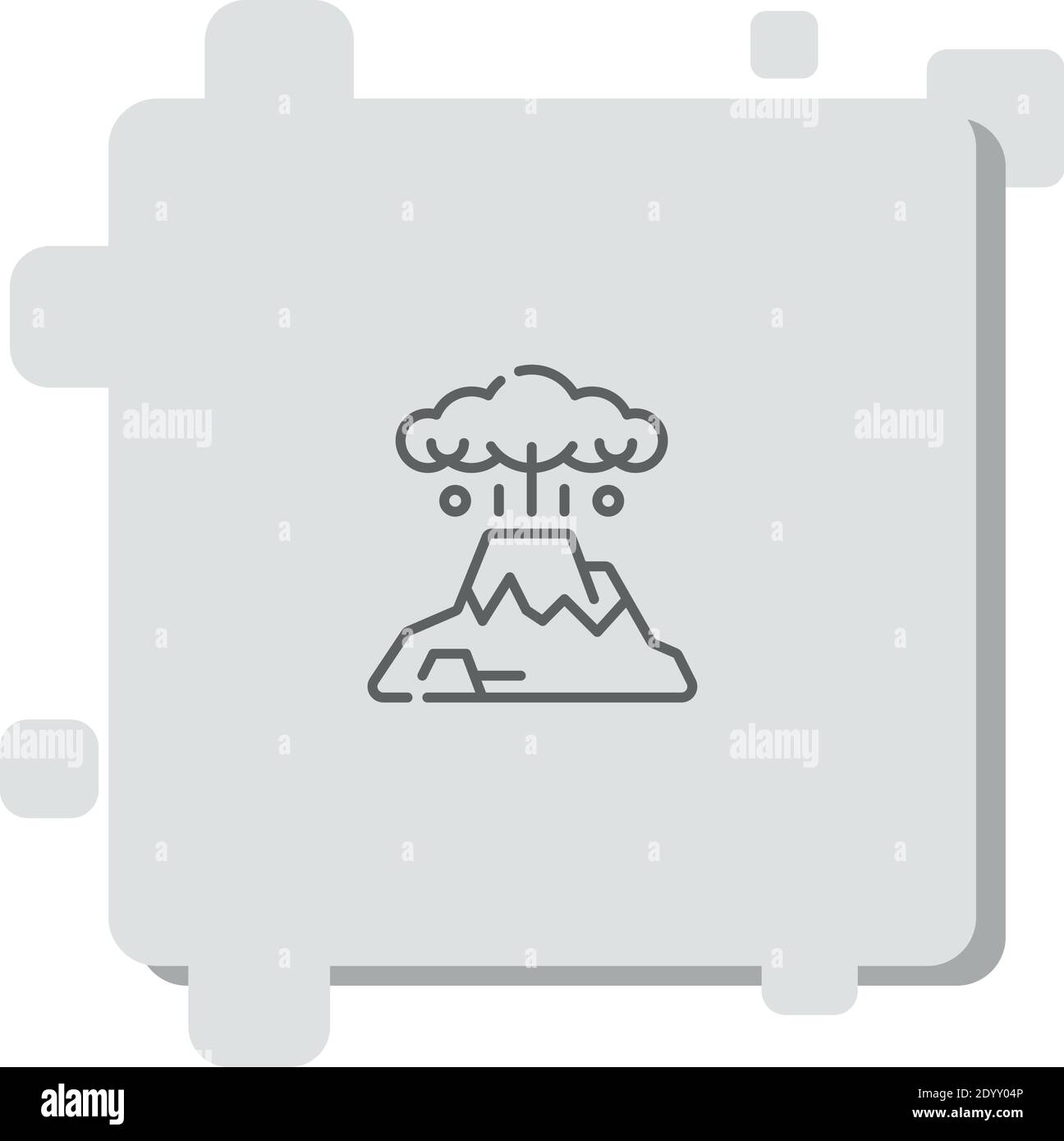 eruption vector icon modern simple vector illustration Stock Vector ...