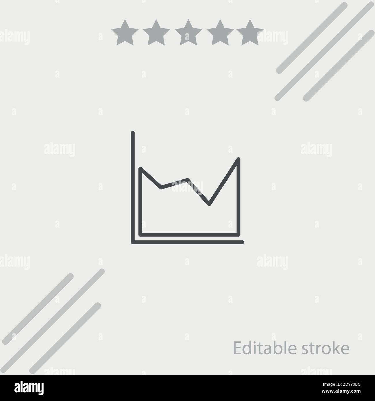chart vector icon modern simple vector illustration Stock Vector Image ...