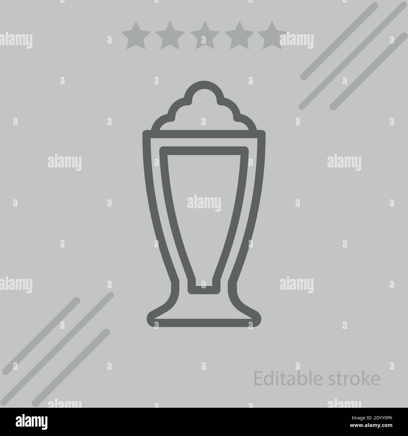 frappe vector icon modern simple vector illustration Stock Vector Image ...