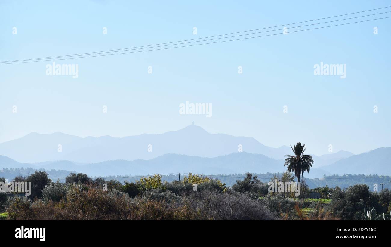 Cyprus mountain winter hi-res stock photography and images - Alamy