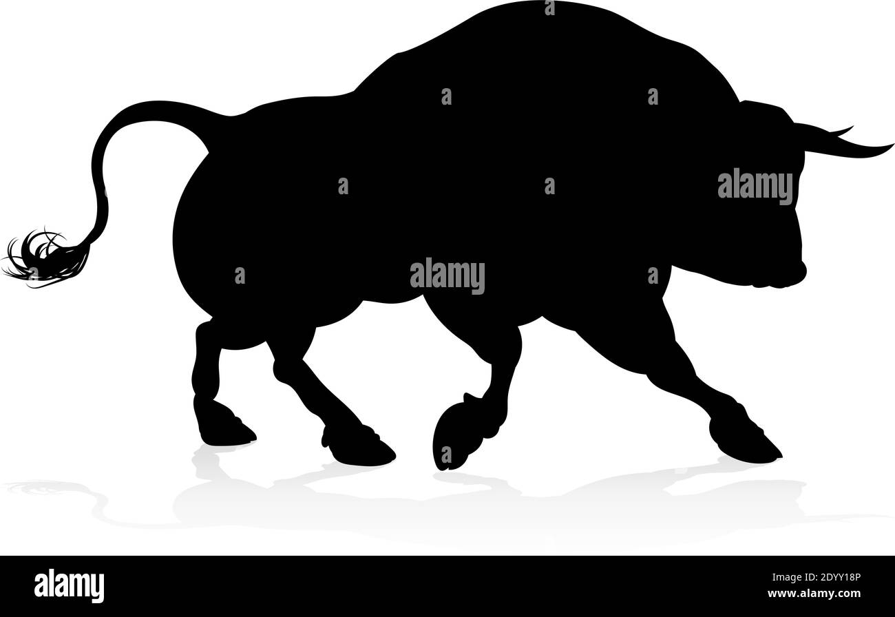 Charging bull logo hi-res stock photography and images - Alamy