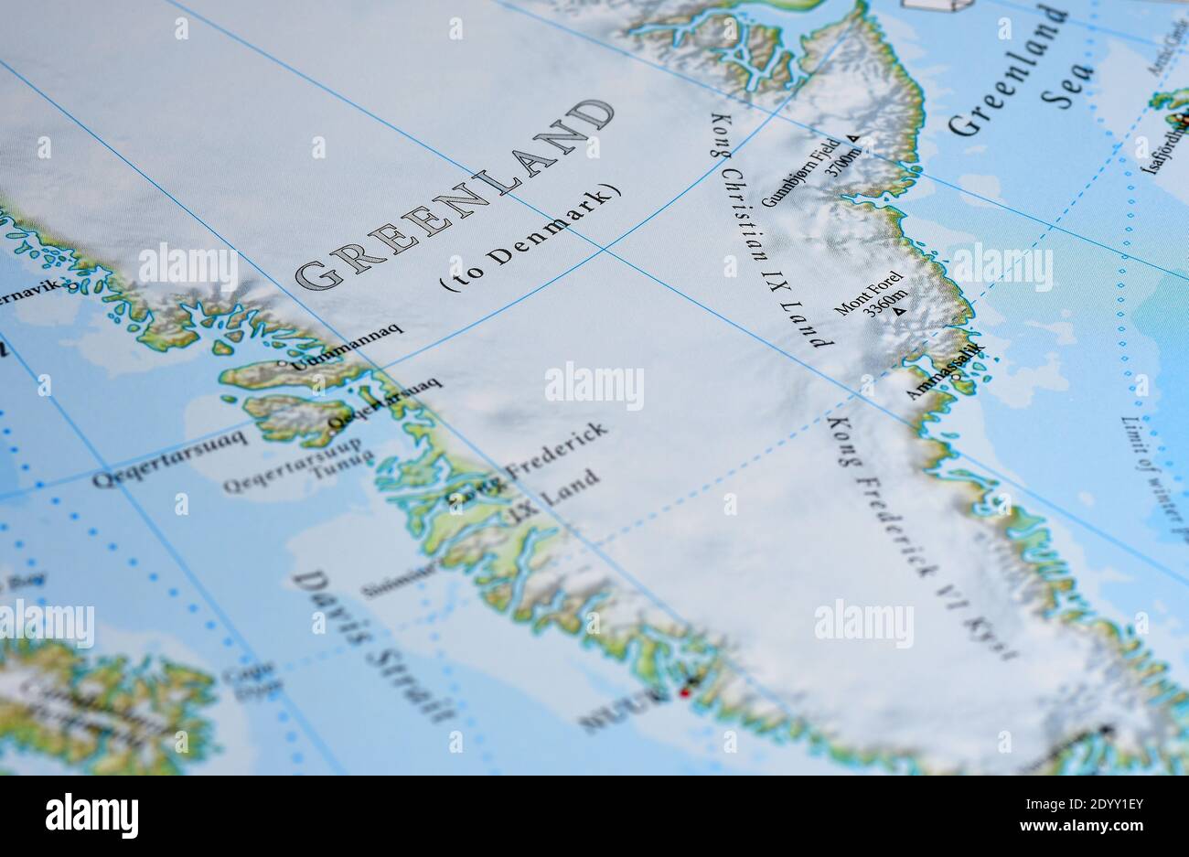 Greenland Map High Resolution Stock Photography and Images - Alamy