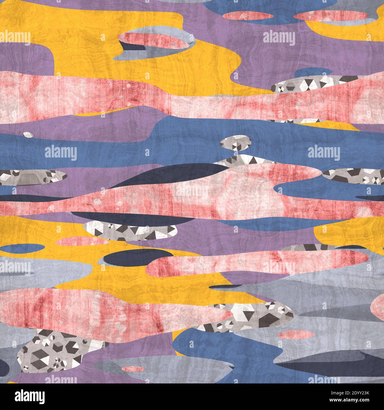 Seamless collage in camo shapes vivid montage Stock Photo - Alamy