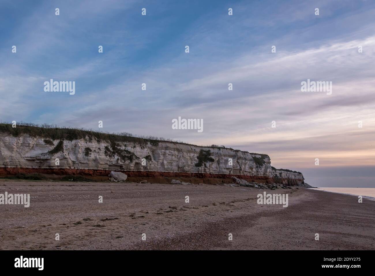 Hunstanton cliffs and beach, Norfolk, England Stock Photo - Alamy