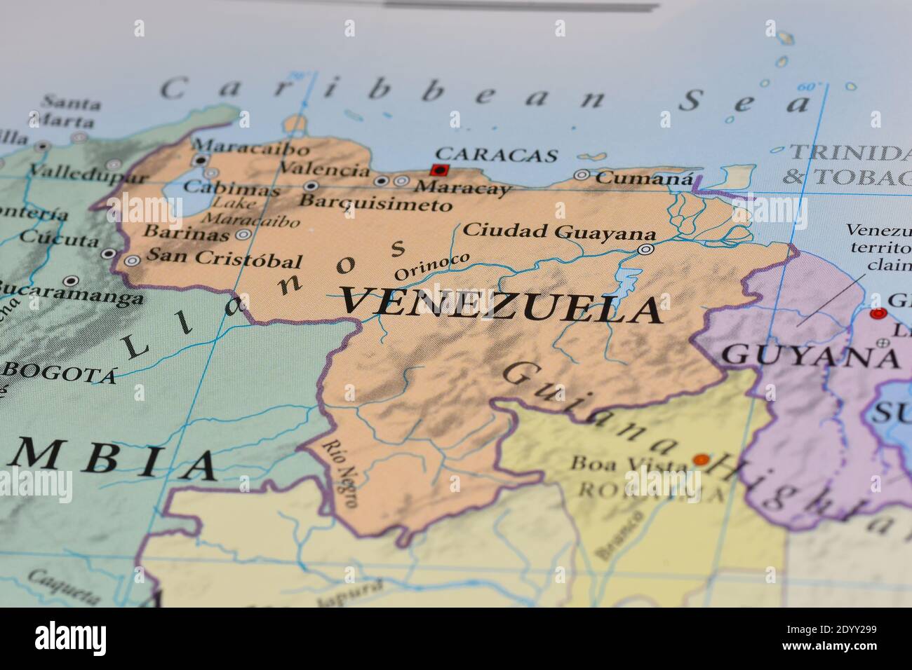 Maps of venezuela hi-res stock photography and images - Alamy