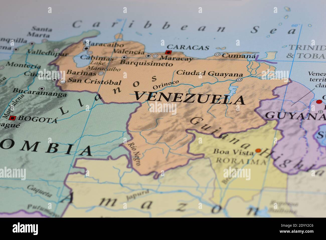 Maps of venezuela hi-res stock photography and images - Alamy