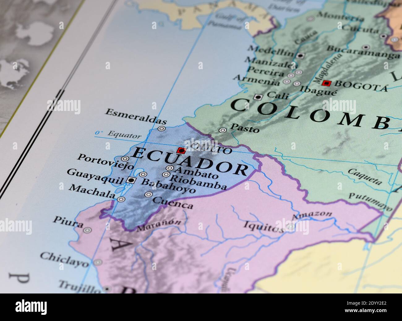 Maps of ecuador hi-res stock photography and images - Alamy