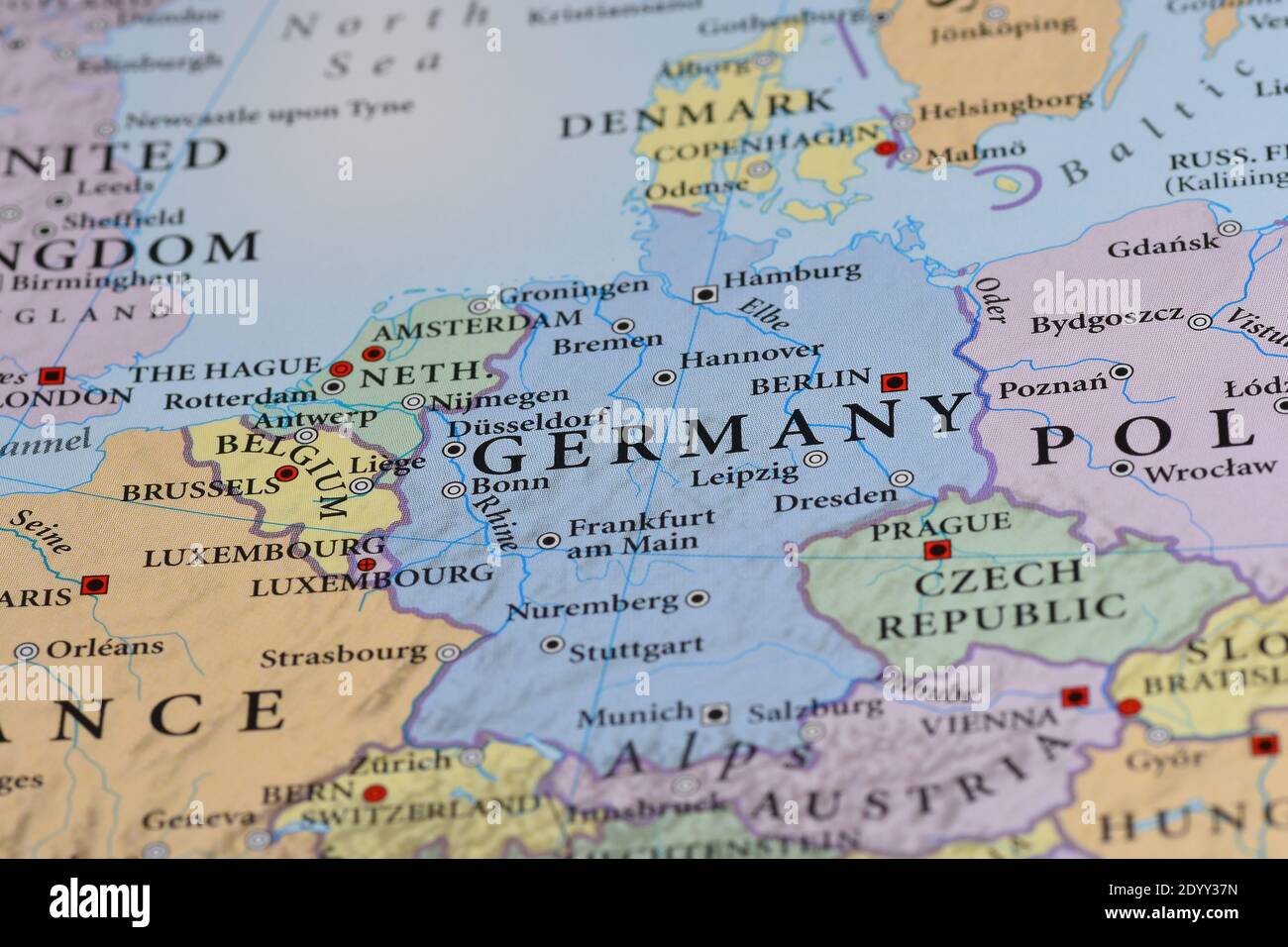 Maps of germany hi-res stock photography and images - Alamy