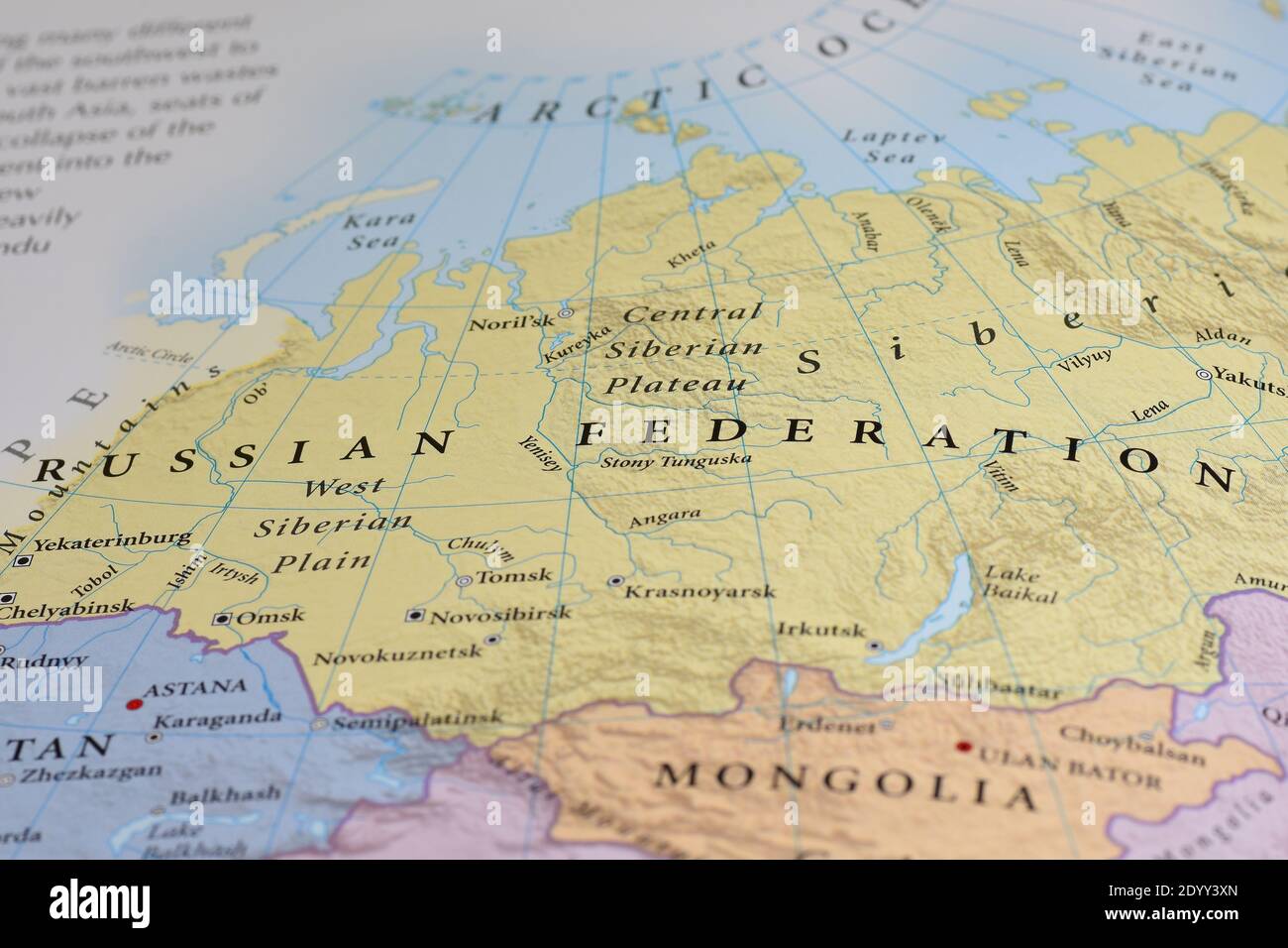 Russian federation map hi-res stock photography and images - Alamy