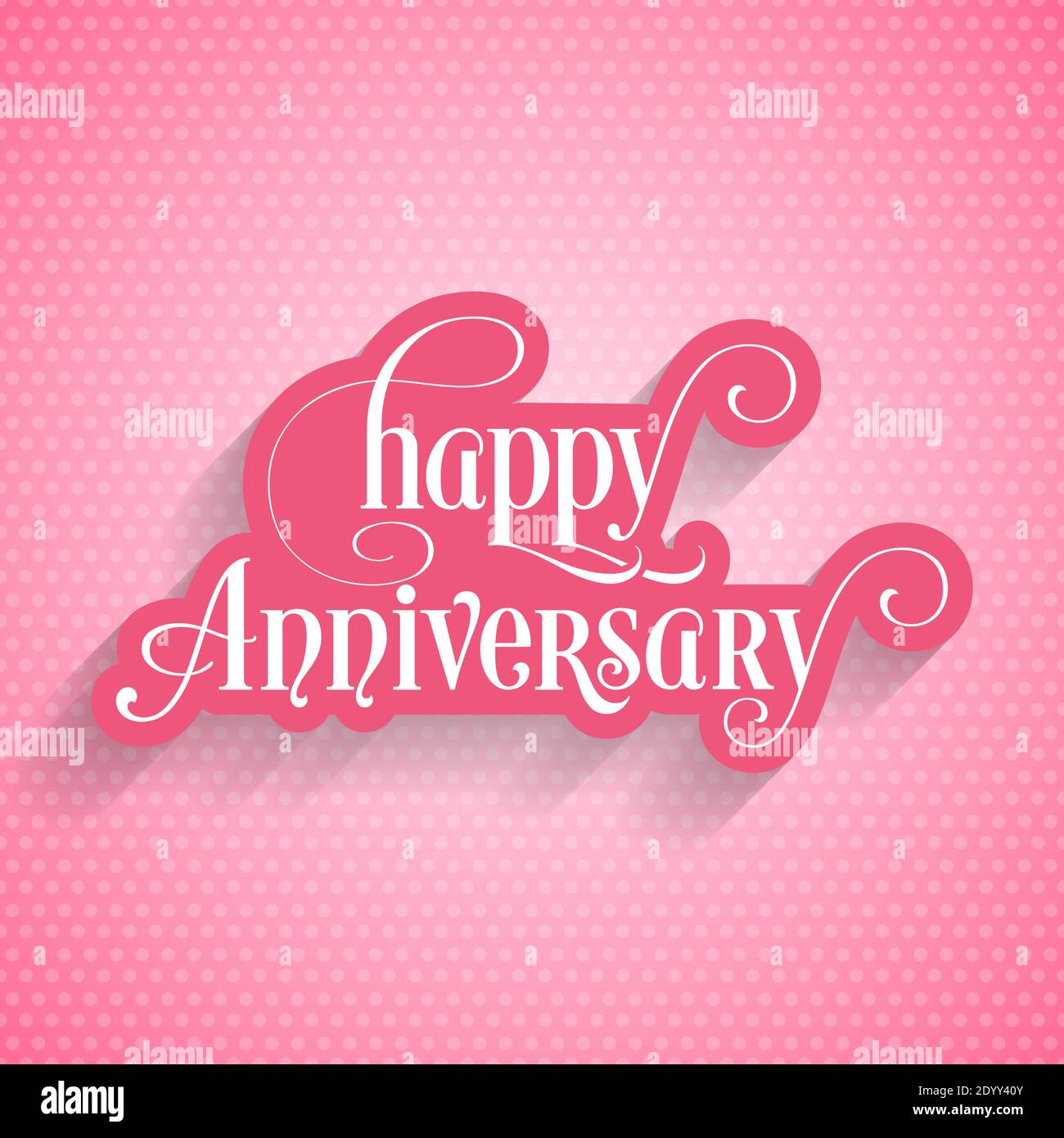 Illustration of Happy Anniversary Celebration vector Stock Vector Image ...