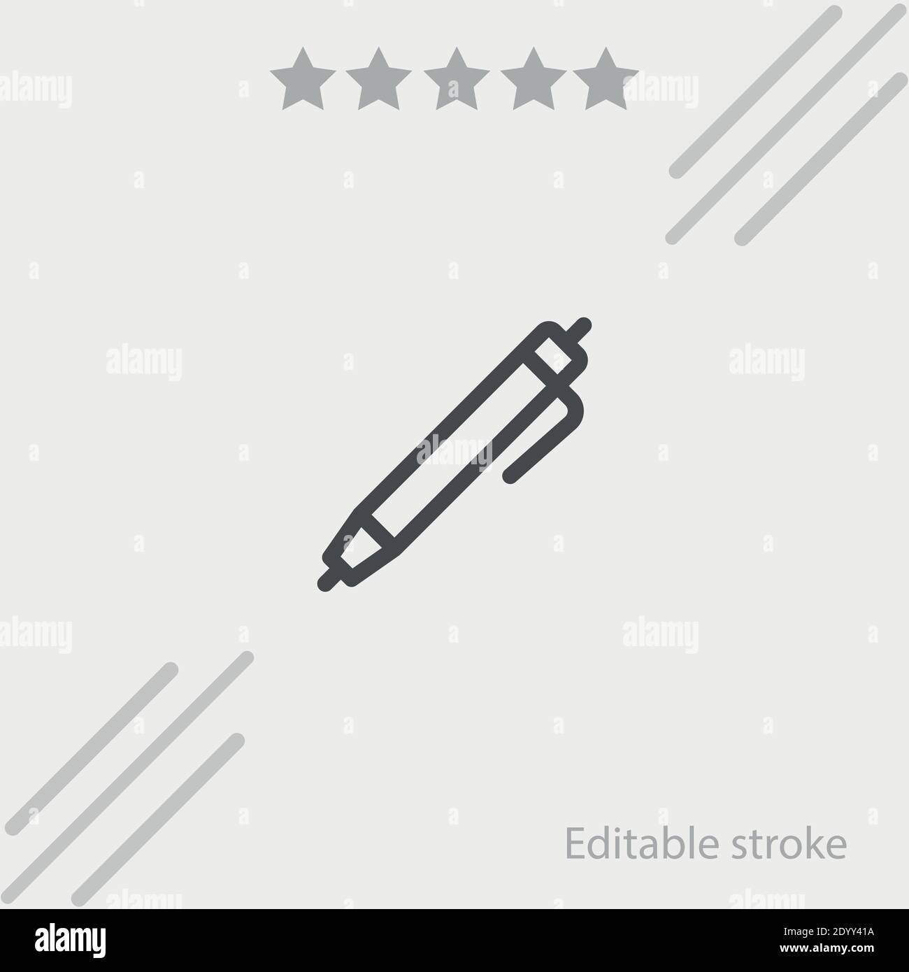 pen vector icon modern simple vector illustration Stock Vector Image ...