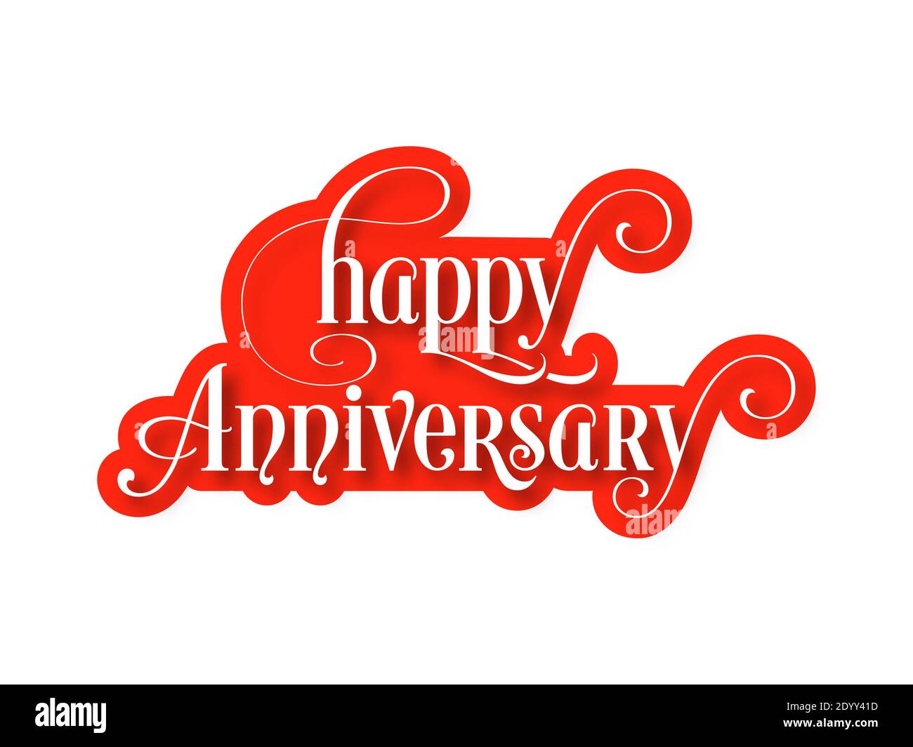 Illustration of Happy Anniversary Celebration vector Stock Vector Image ...