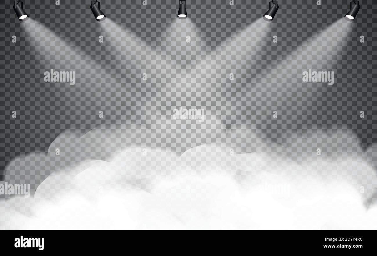 Vector Spotlights. Scene. Light Effects. Glow light effect Stock Vector ...