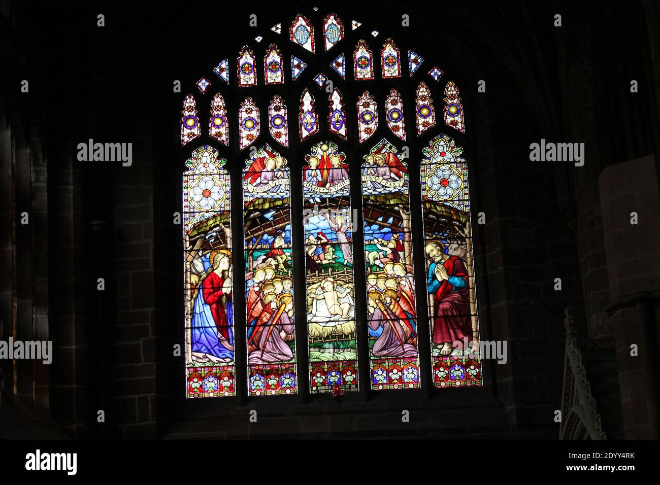 Nativity window hi-res stock photography and images - Alamy