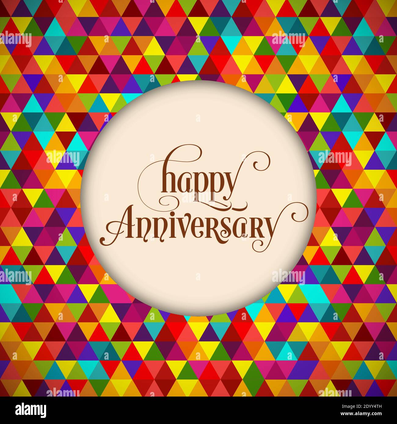 Illustration of Happy Anniversary Celebration vector Stock Vector Image ...