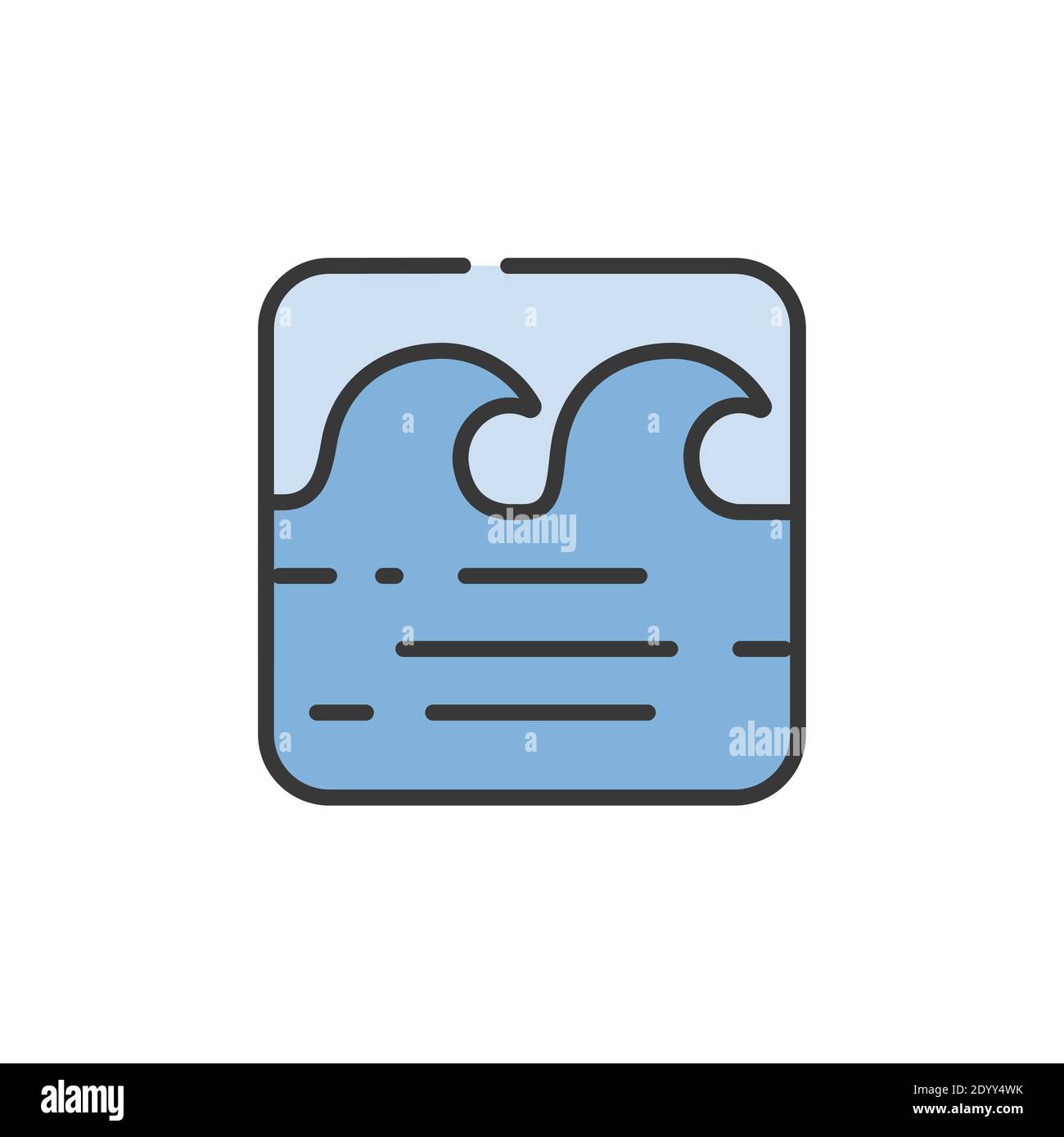 Low beach waves Stock Vector Images - Alamy