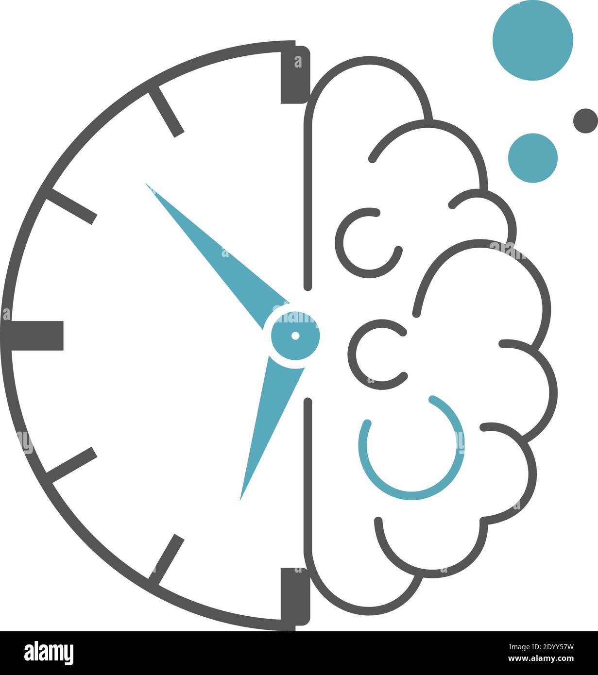 Half human brain hi-res stock photography and images - Alamy