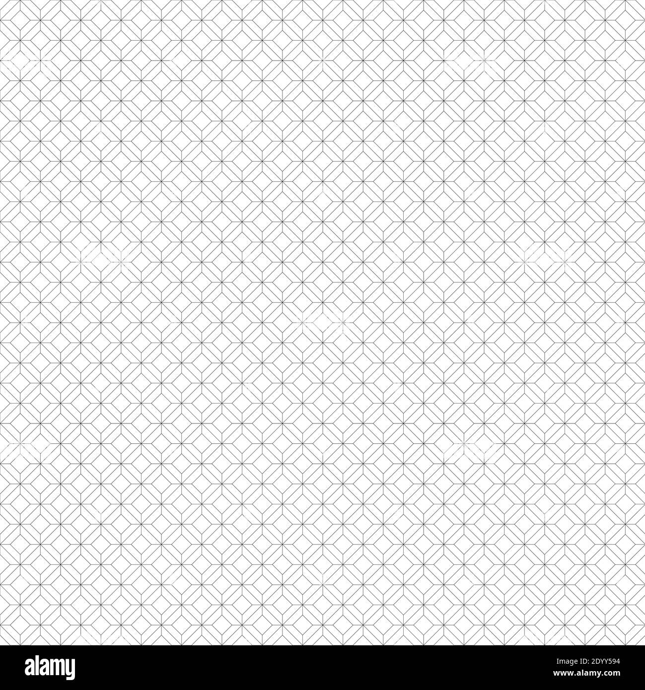 Seamless geometric pattern .Black color.Fine lines Stock Vector Image ...